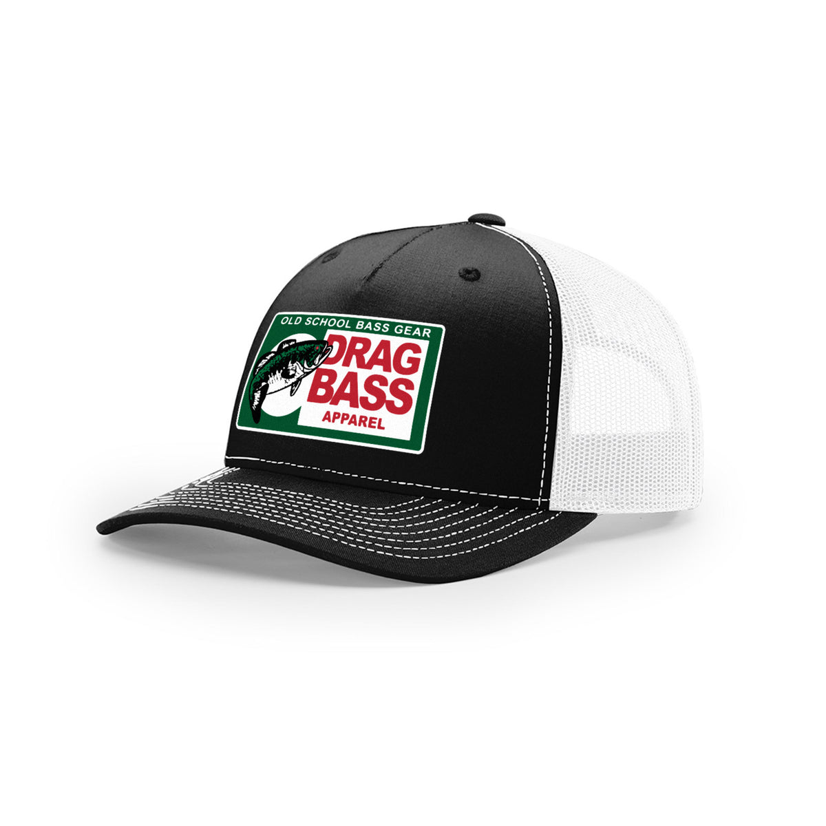 Drag Lip Ripper Black/White Snapback Trucker Hat – Drag Bass Gear